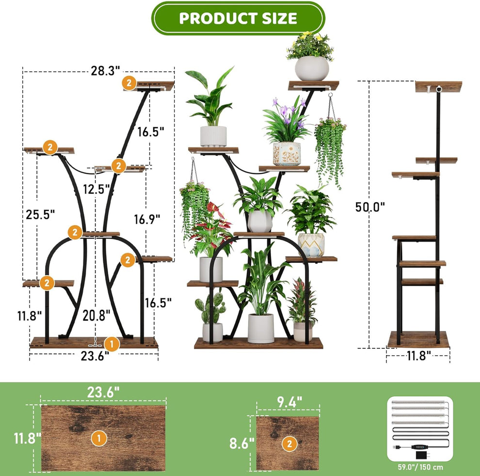 Lunara Canopy Stand – Leafy Ladder