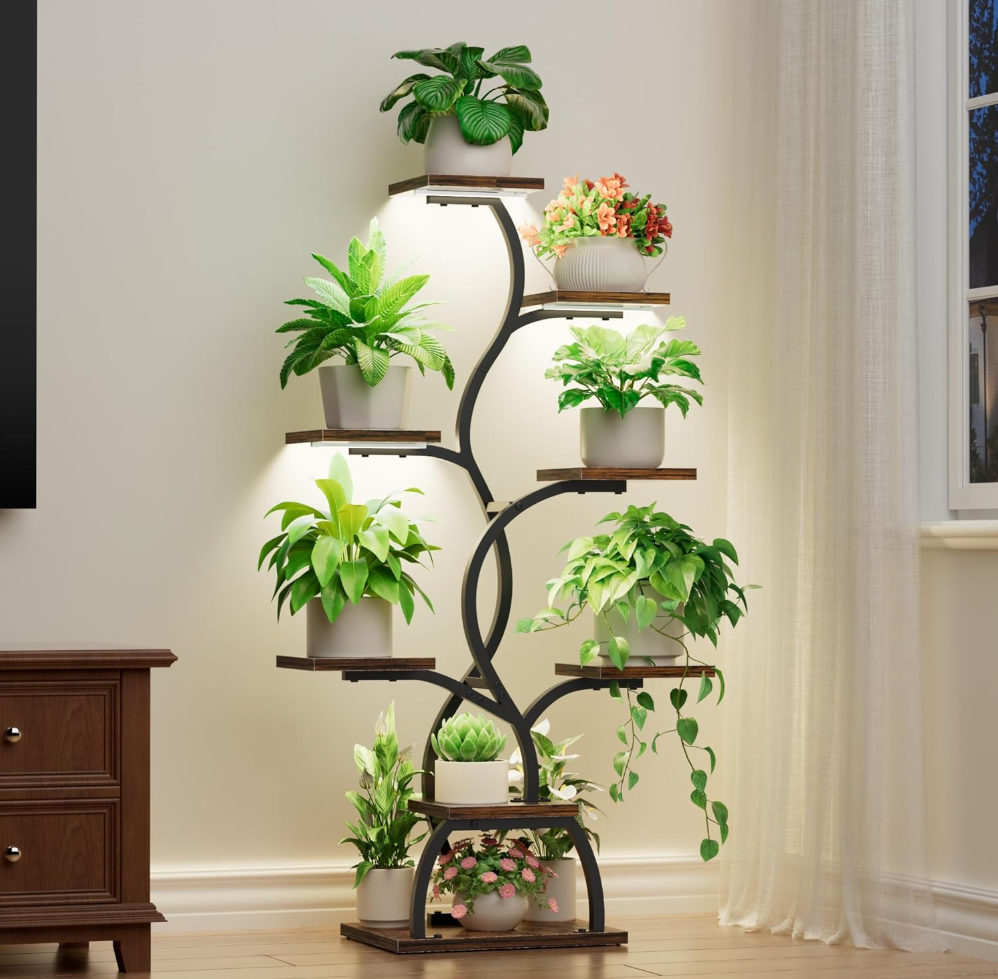 The Liora Twin Bloom Stand – Leafy Ladder