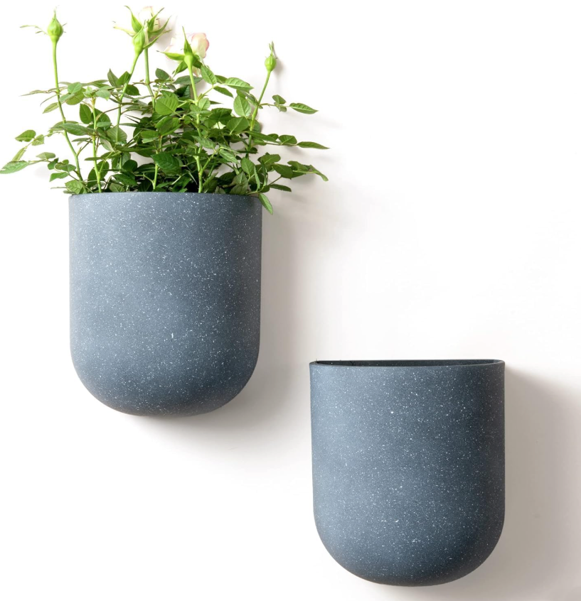 The Luna Capsule Wall Planters — Set of Two – Leafy Ladder